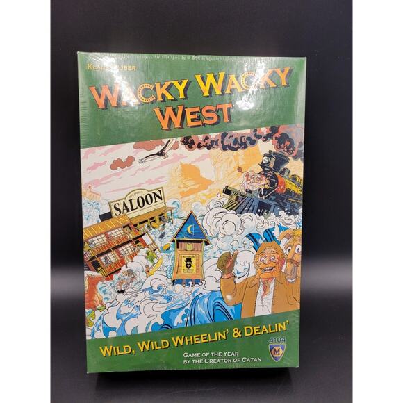 Mayfair Games | Games | Wacky Wacky West Board Game Mayfair Teuber ...